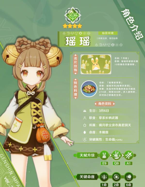 《原神》瑶瑶怎么玩 瑶瑶全面培养攻略 瑶瑶玩法机制及配队攻略详解搞趣网